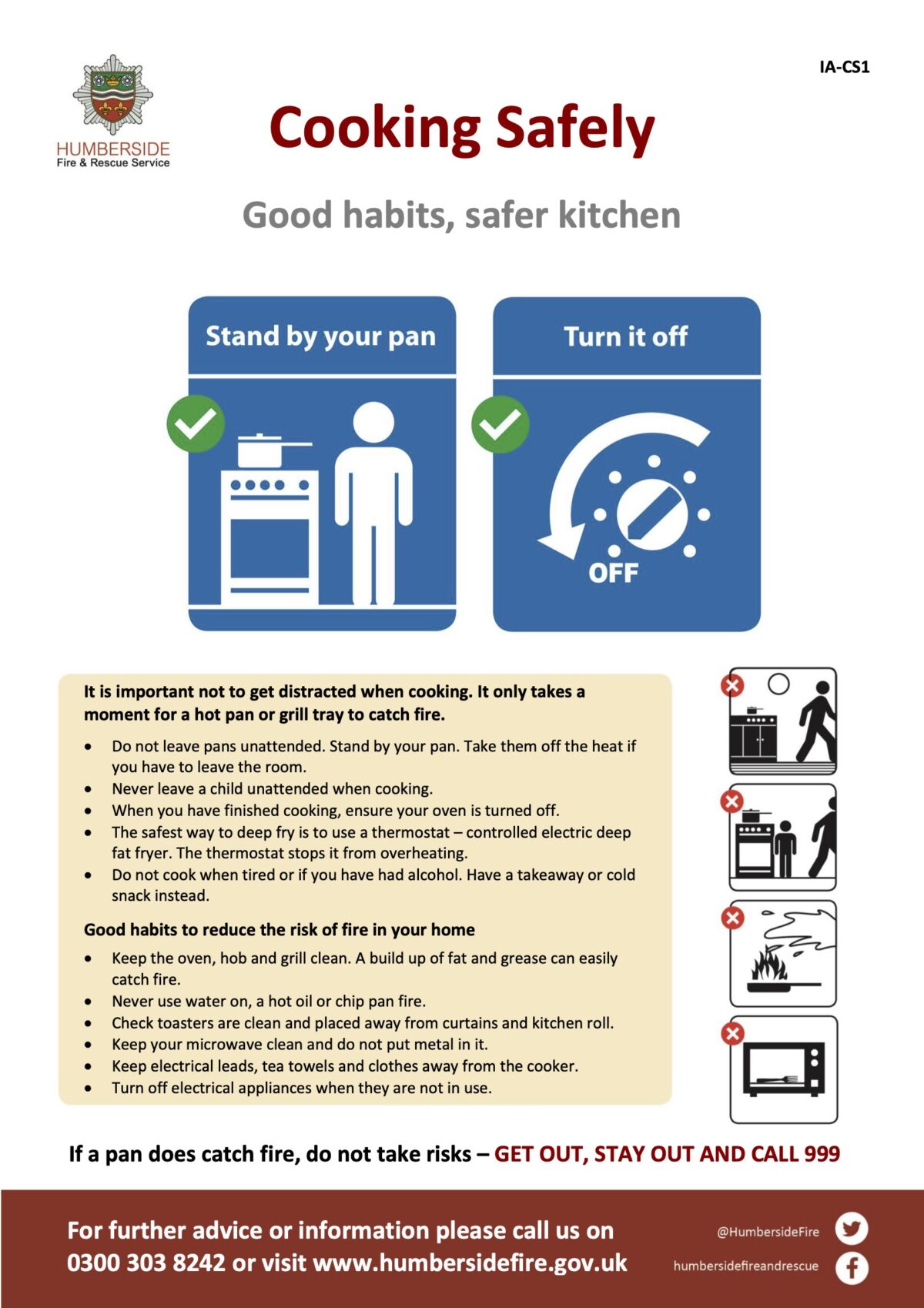 Cooking Safely – North East Lincolnshire Neighbourhood Networking